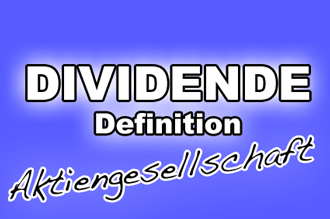 Dividende Definition Erklärung | INFO Schweiz